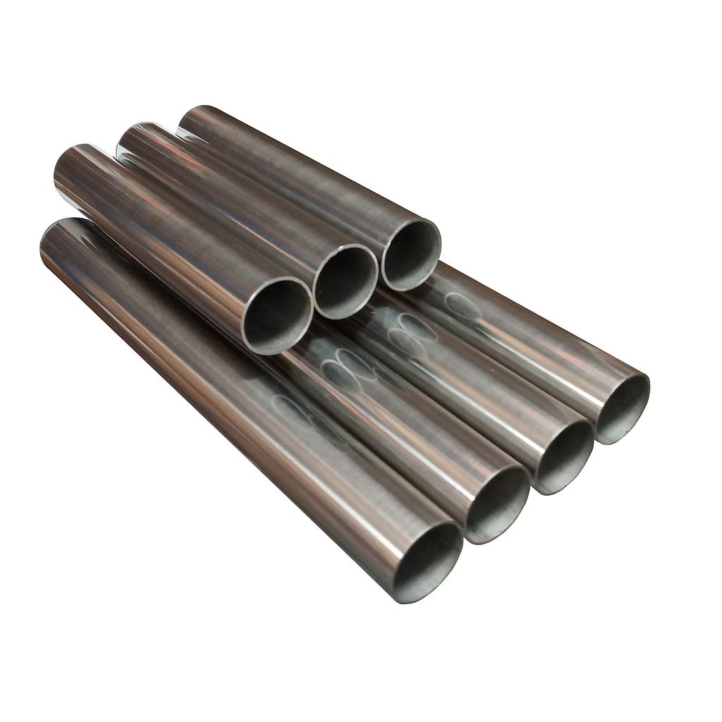 Tubo redondo en acero inoxidable SS201, pulido 600, 1.5mm pared de gro